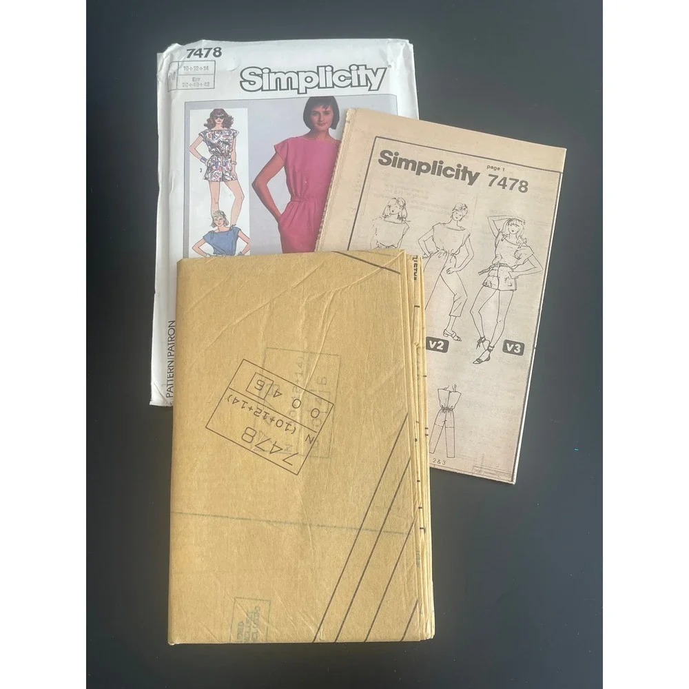 Simplicity | Pants & Jumpsuits | 0472 Simplicity 7478 Vintage Easy To ...
